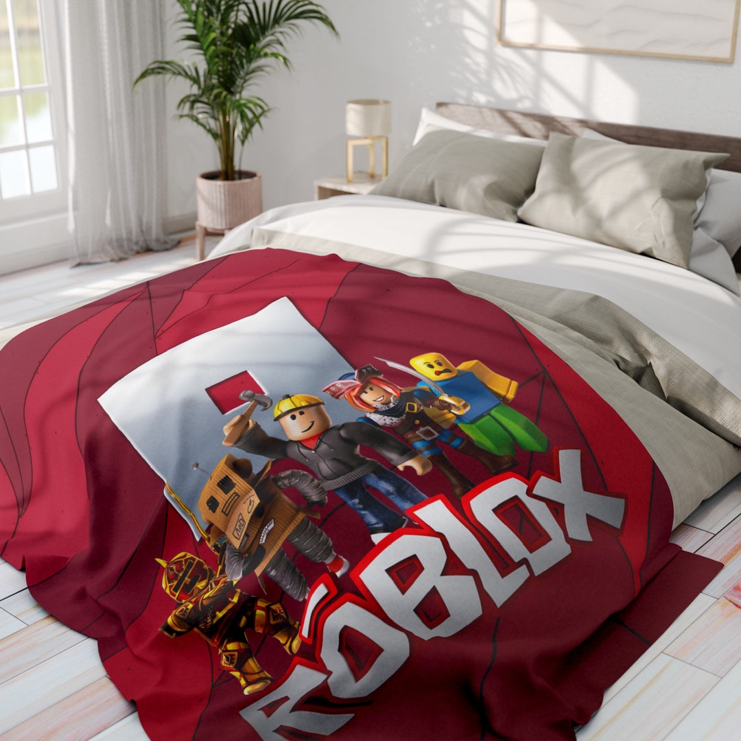 Roblox Inspired Fleece Blanket, 3 Sizes, Ideal as a Gift, Children's ...