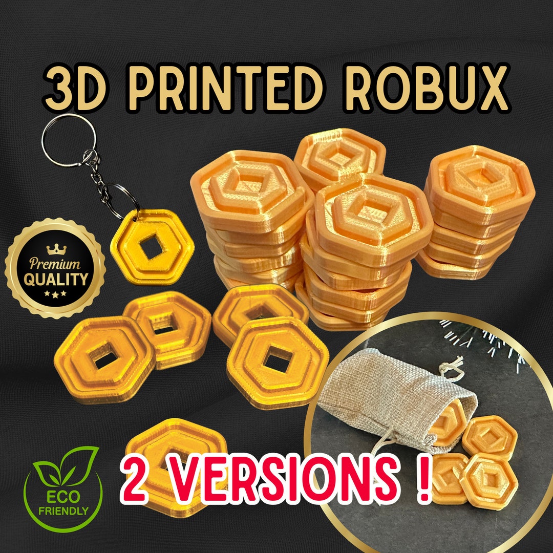 Robux Coins 3D Printed Roblox Collectibles Play Money Gift, Decoration ...