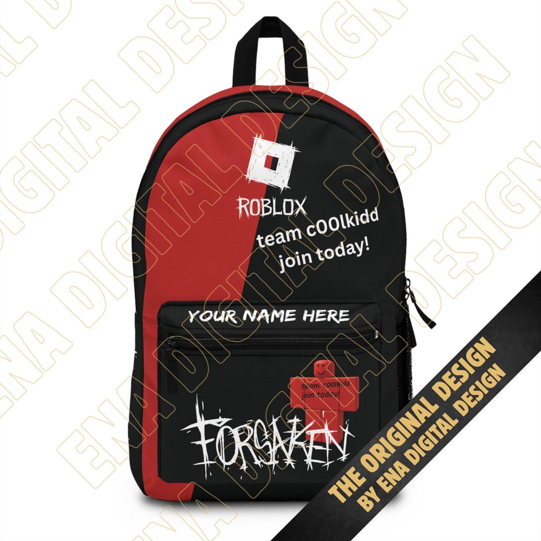 Forsaken Roblox Backpack Style - Team C00lkidd Design, Customizable ...