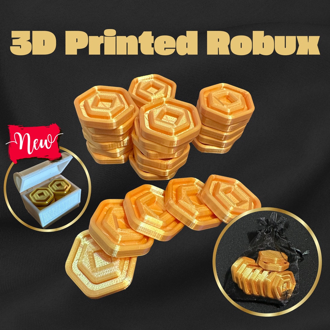 Robux Coins 3D Printed Roblox Collectibles Play Money Gift - Etsy