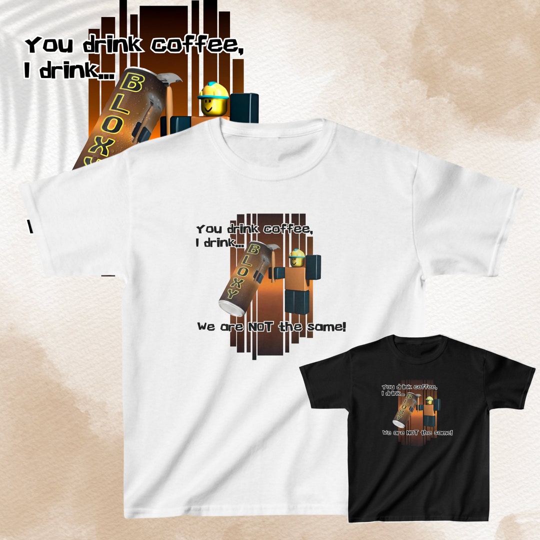 Roblox Bloxy Cola T-shirt, Customizable With Name, US Cotton, Unique ...