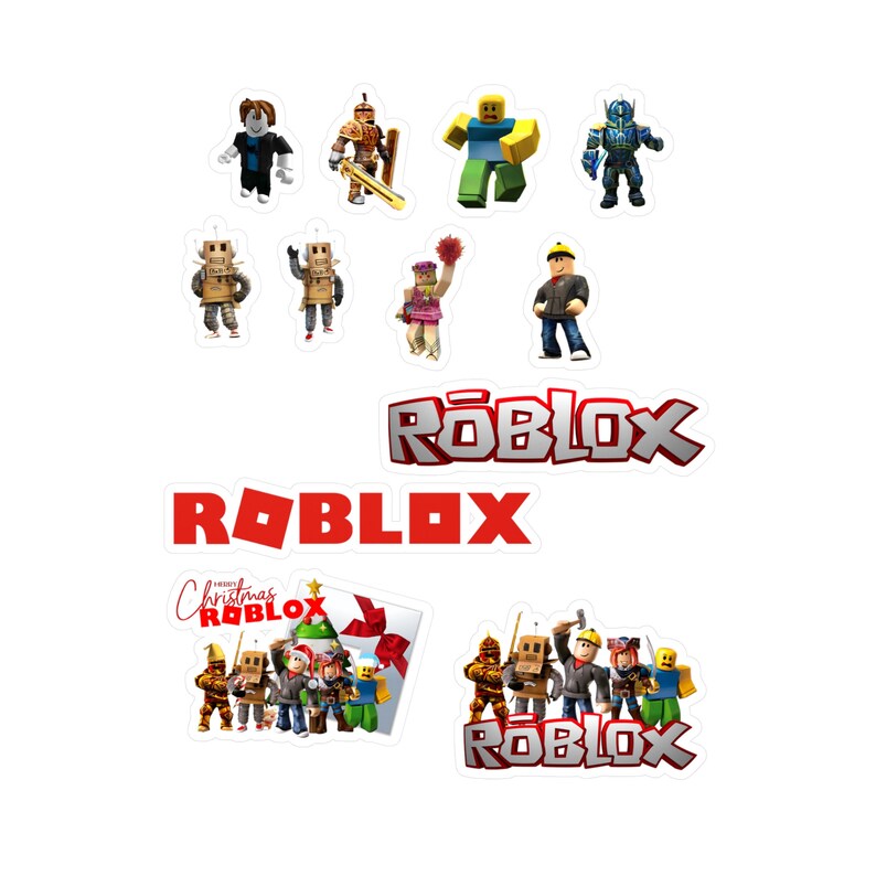 Roblox Vinyl Sticker Collection – 12 Stickers With Bacon Hair, Blue ...