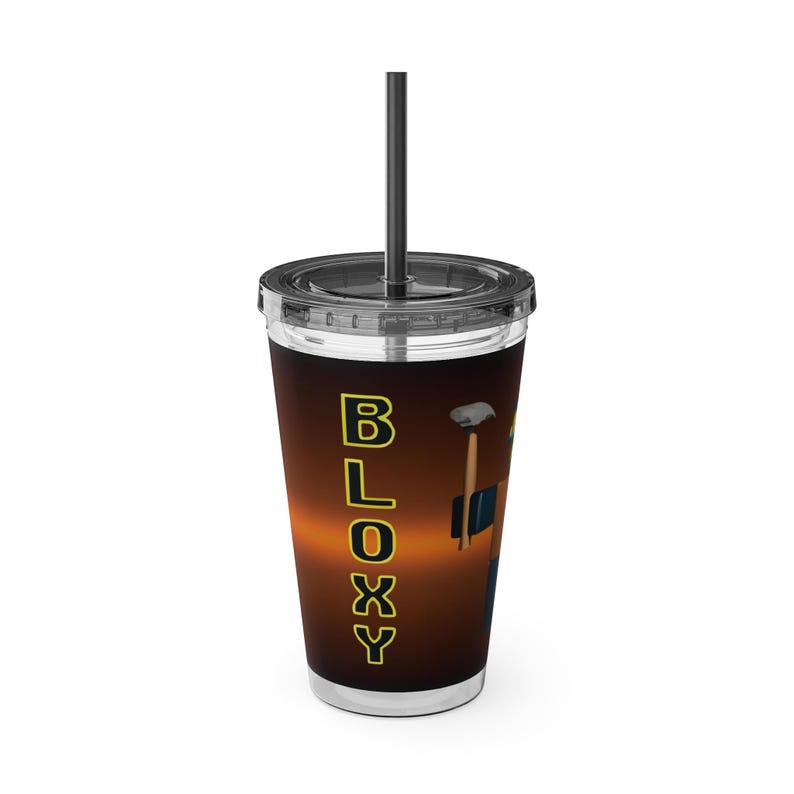 Roblox Bloxy Cola Drinking Cup - Bpa-free, Double-walled With Straw ...