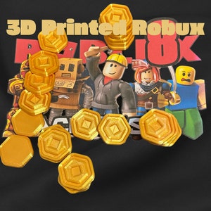 Robux Coins 3D Printed Roblox Collectibles Play Money Gift, Decoration ...