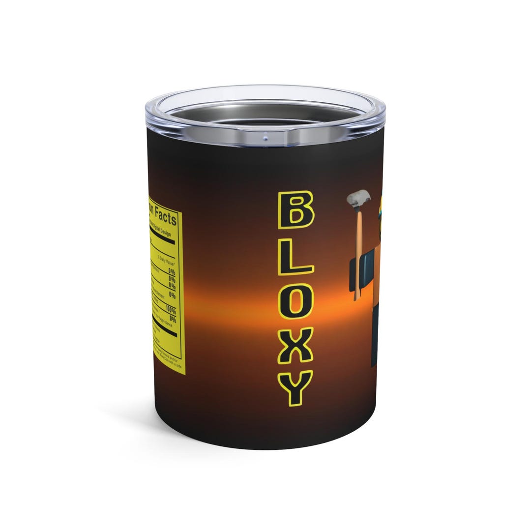 Bloxy Cola Stainless Steel Mug, 10oz Roblox Style Thermal Mug ...