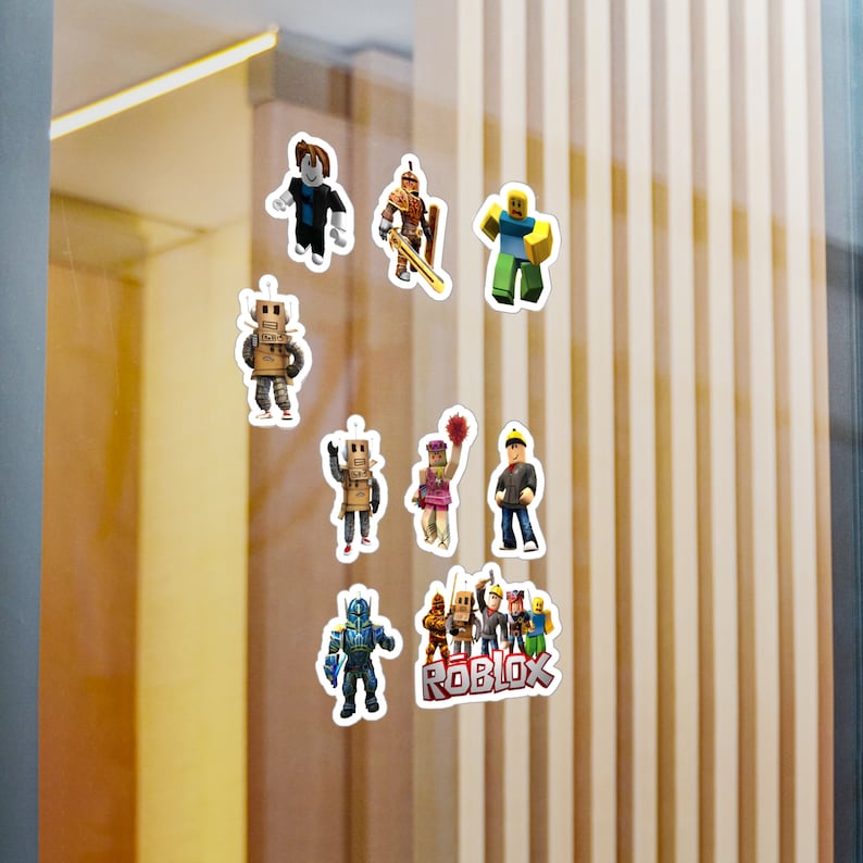 Roblox Vinyl Sticker Collection – 9 Stickers Featuring Bacon Hair and ...