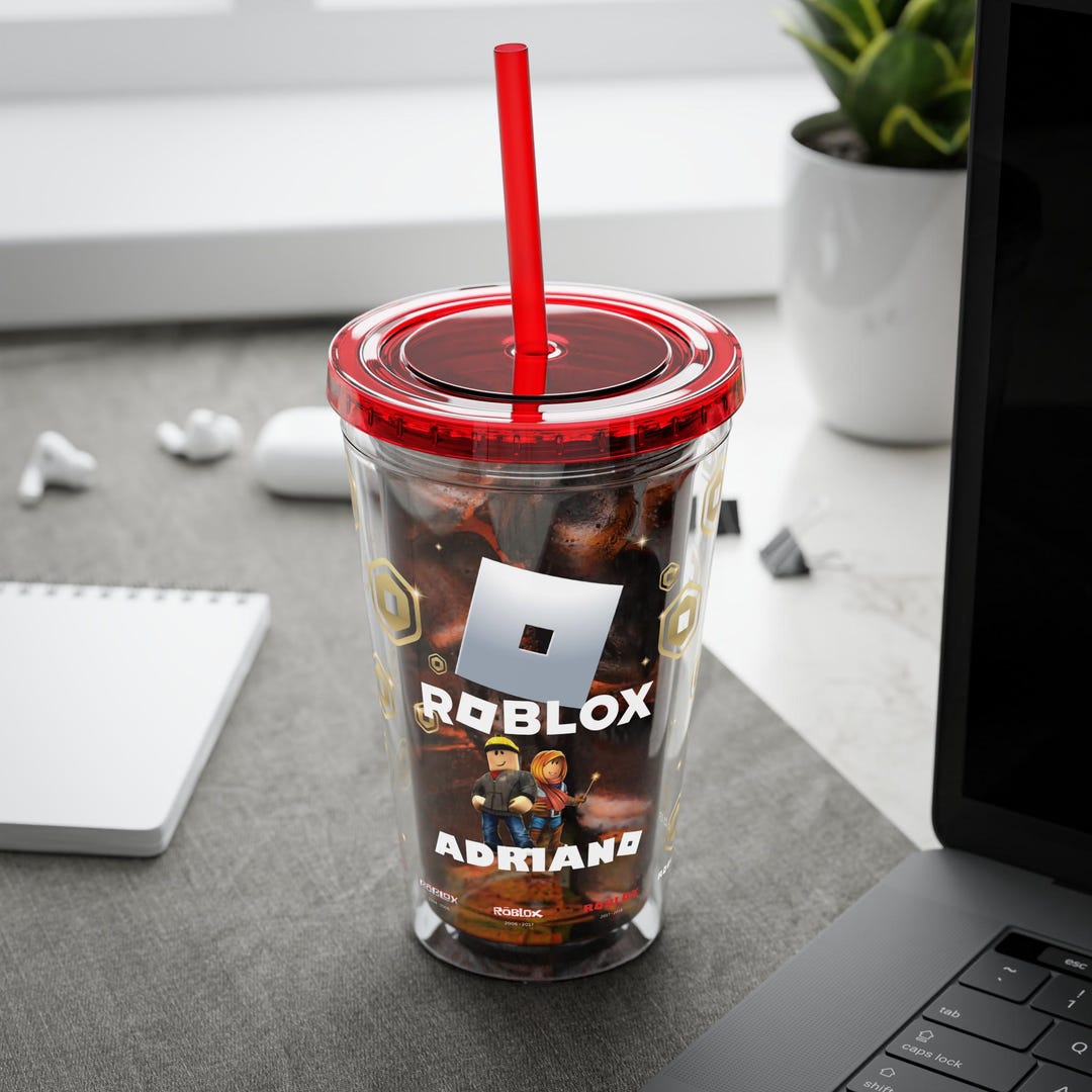 Roblox Sunsplash Drinking Cup With Straw, Must Have for Fans, BPA Free ...