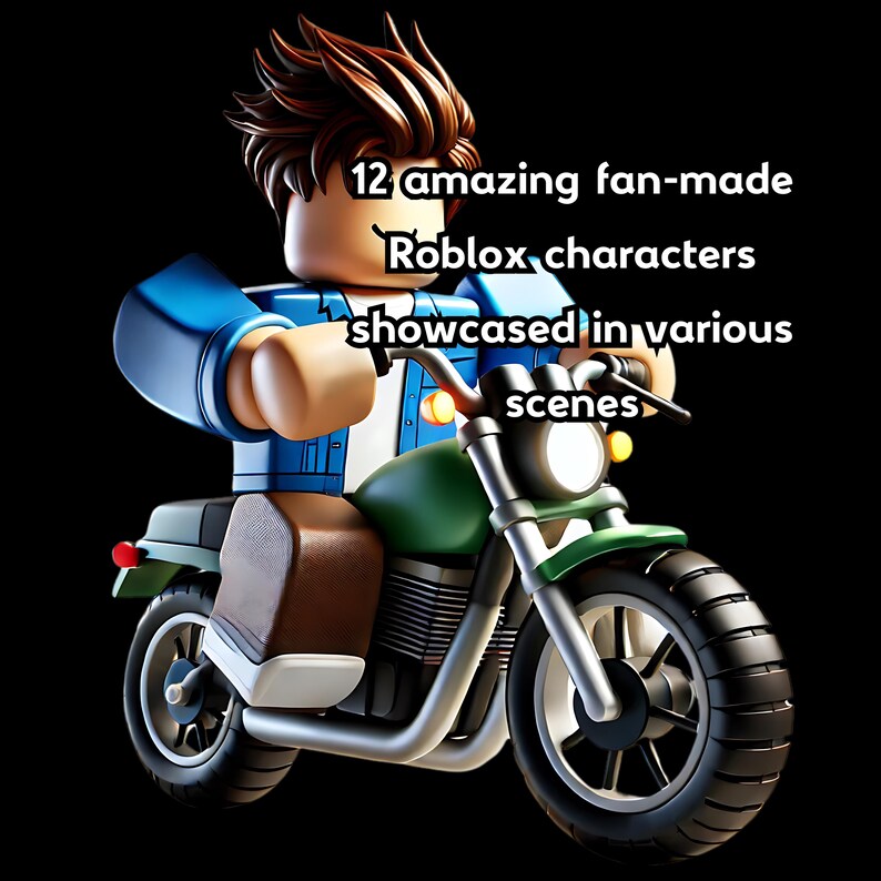 Roblox Characters PNG – 12 Digital Fan-made Files | Transparent, High ...