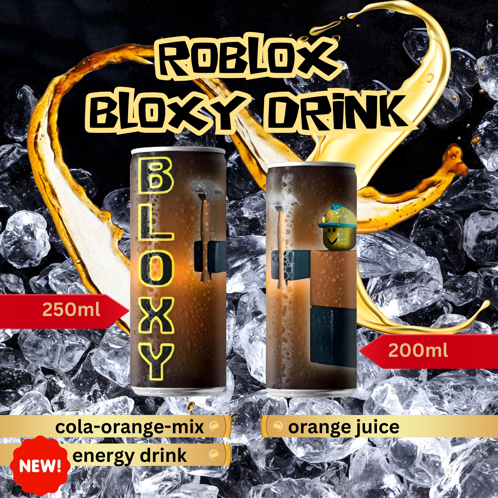 Bloxy Cola Collector's Can – Roblox Fan Made Edition, Gift for Gamers ...