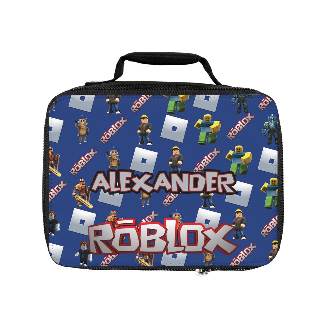 Roblox Lunch Bag With Name - Personalized Lunch Box for Children With ...