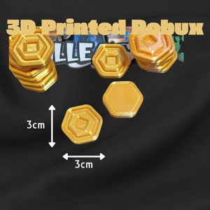 Robux Coins 3D Printed Roblox Collectibles Play Money - Gift ...