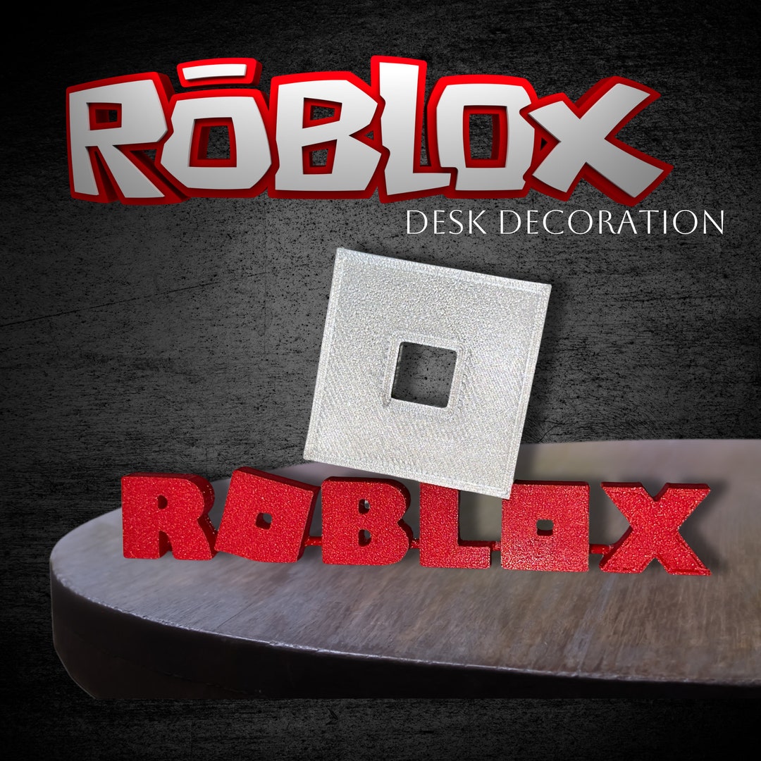 Roblox Lettering and Logo as a 3D Object, Ideal for Fans as a Birthday ...