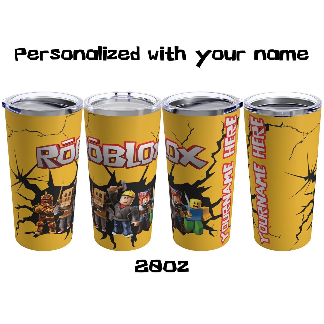 Personalized Roblox Mug – Stainless Steel Mug With Name, Break the ...