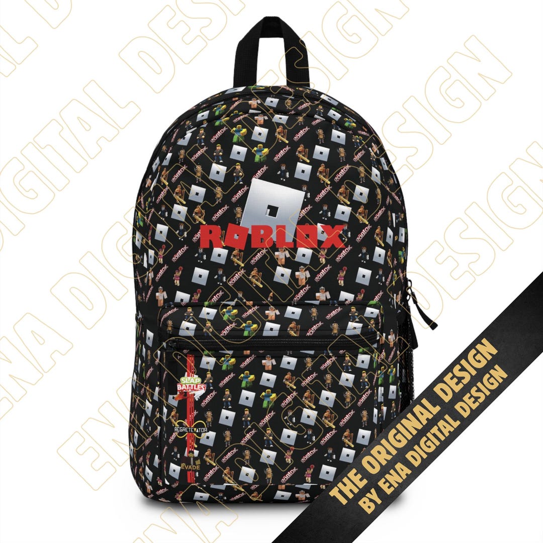 Roblox School Backpack - Stylish & Robust, Waterproof With Laptop ...