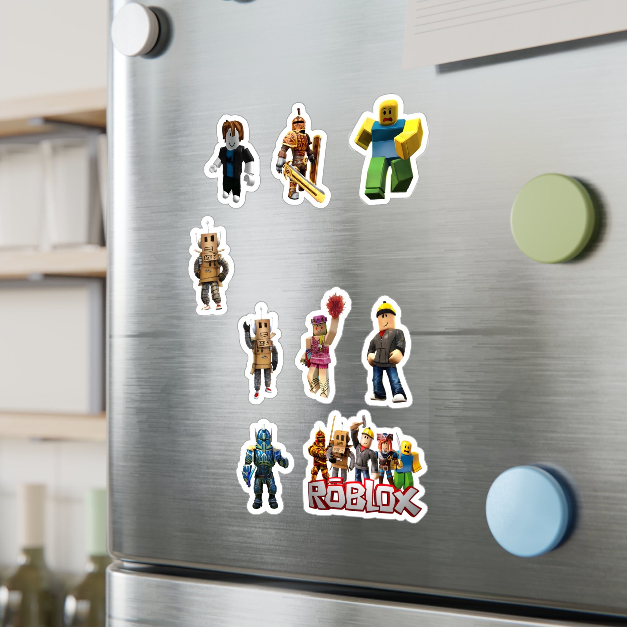 Roblox Vinyl Sticker Collection – 9 Stickers Featuring Bacon Hair and ...