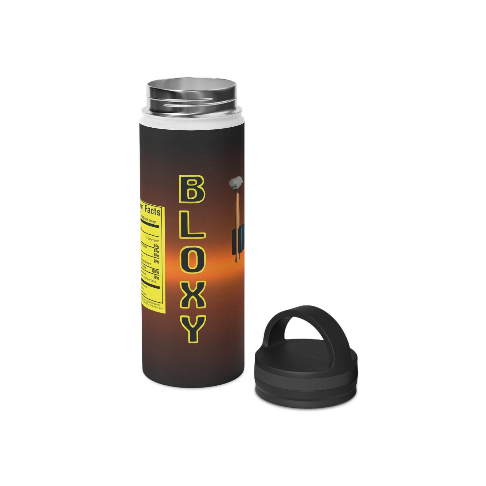 Bloxy Cola Bottle, Stainless Steel, Double-walled Insulated, Bpa-free ...