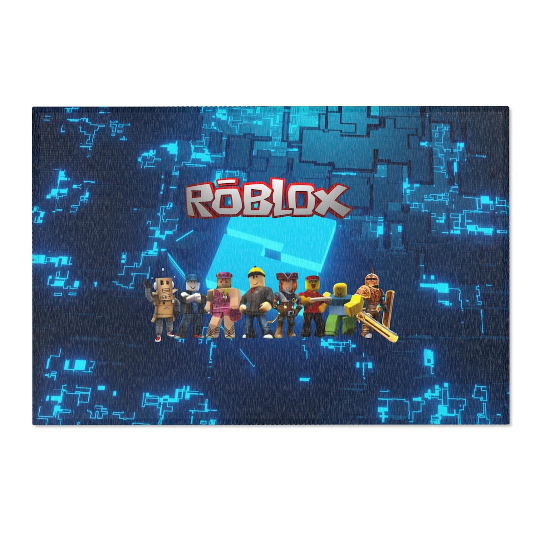 Roblox Rug for Children's Rooms, Playroom Gamer Gift, Various Sizes ...