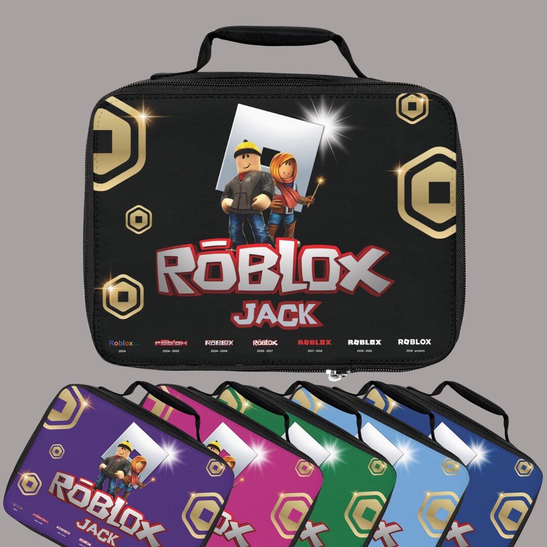 Personalized Roblox Lunch Bag With Name Perfect Accessory for School ...
