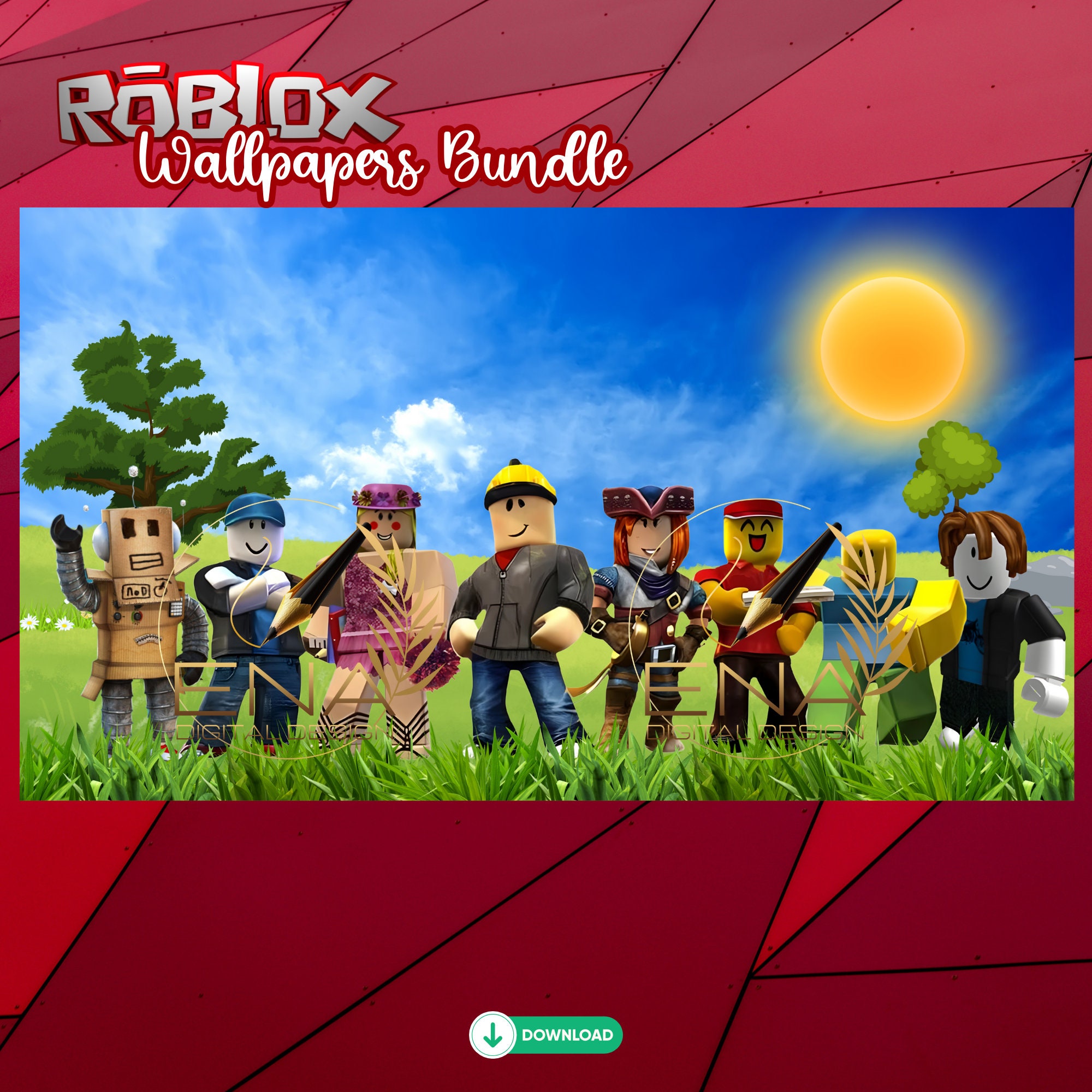 Impresionante Fondo De Pantalla Grupal De Roblox 11 Ideas De Fondos De