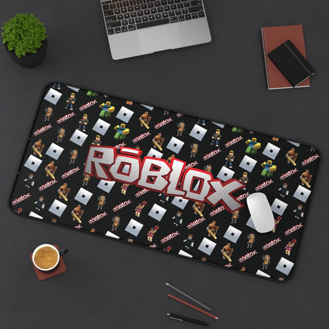 Roblox Mouse Pad Large - Gaming Pad With Iconic Avatars & Roblox Logo ...