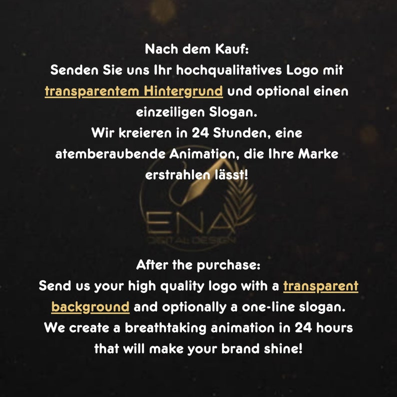 Personalized Logo Intro Animation Elegant Sparkling Glitter ...