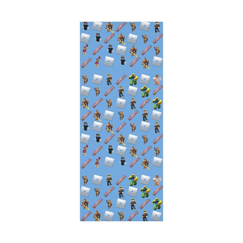 Roblox Gift Wrap Roll – Single-sided Print, Matte or Glossy, 3 Lengths ...