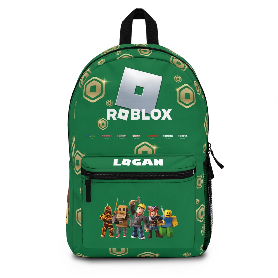 Roblox Backpack Personalized With Name - Lightweight School Backpack ...