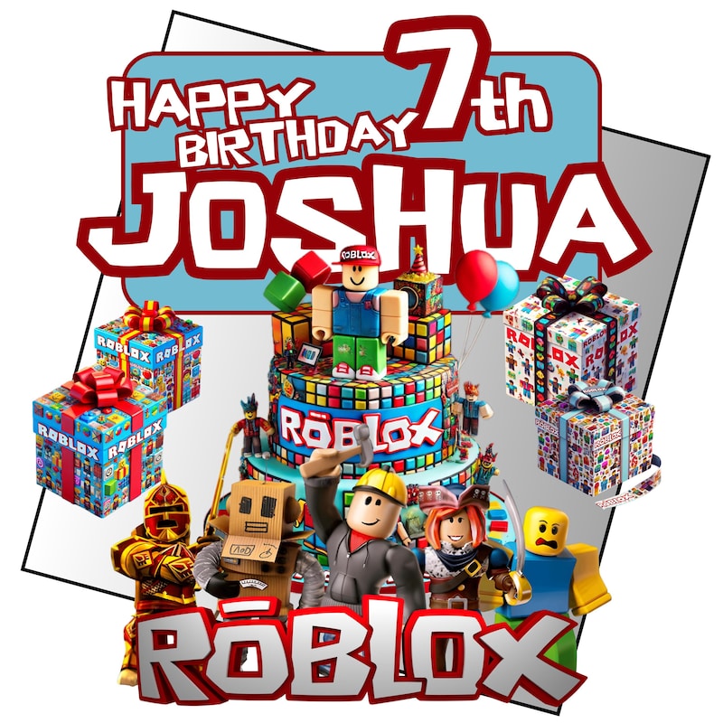 Roblox Cake Topper - Etsy UK