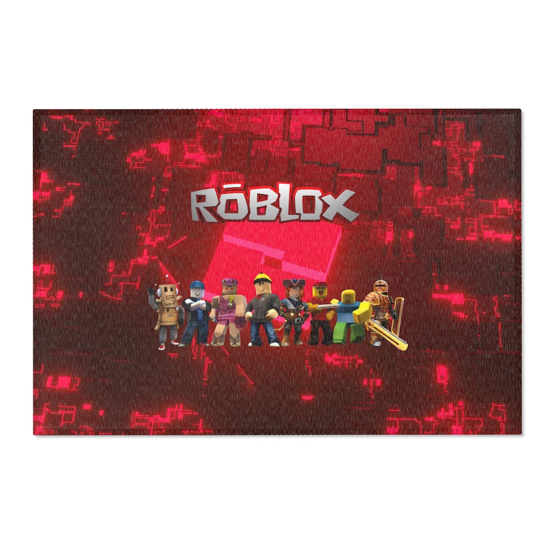 Roblox Rug for Children's Rooms, Playroom Gamer Gift, Various Sizes ...