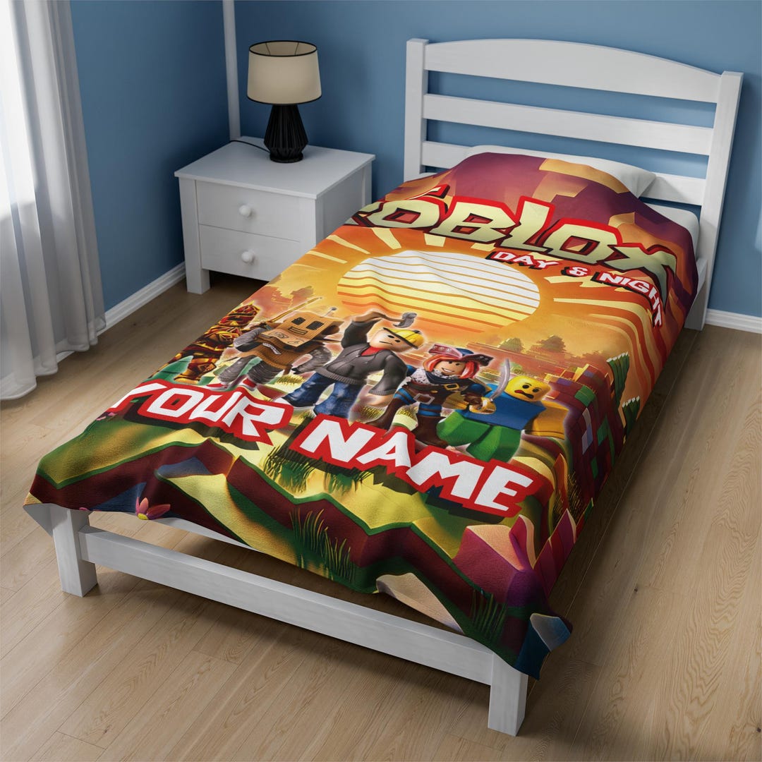 Personalized ROBLOX Velvet Blanket With Name Blanket Soft, Cozy ...
