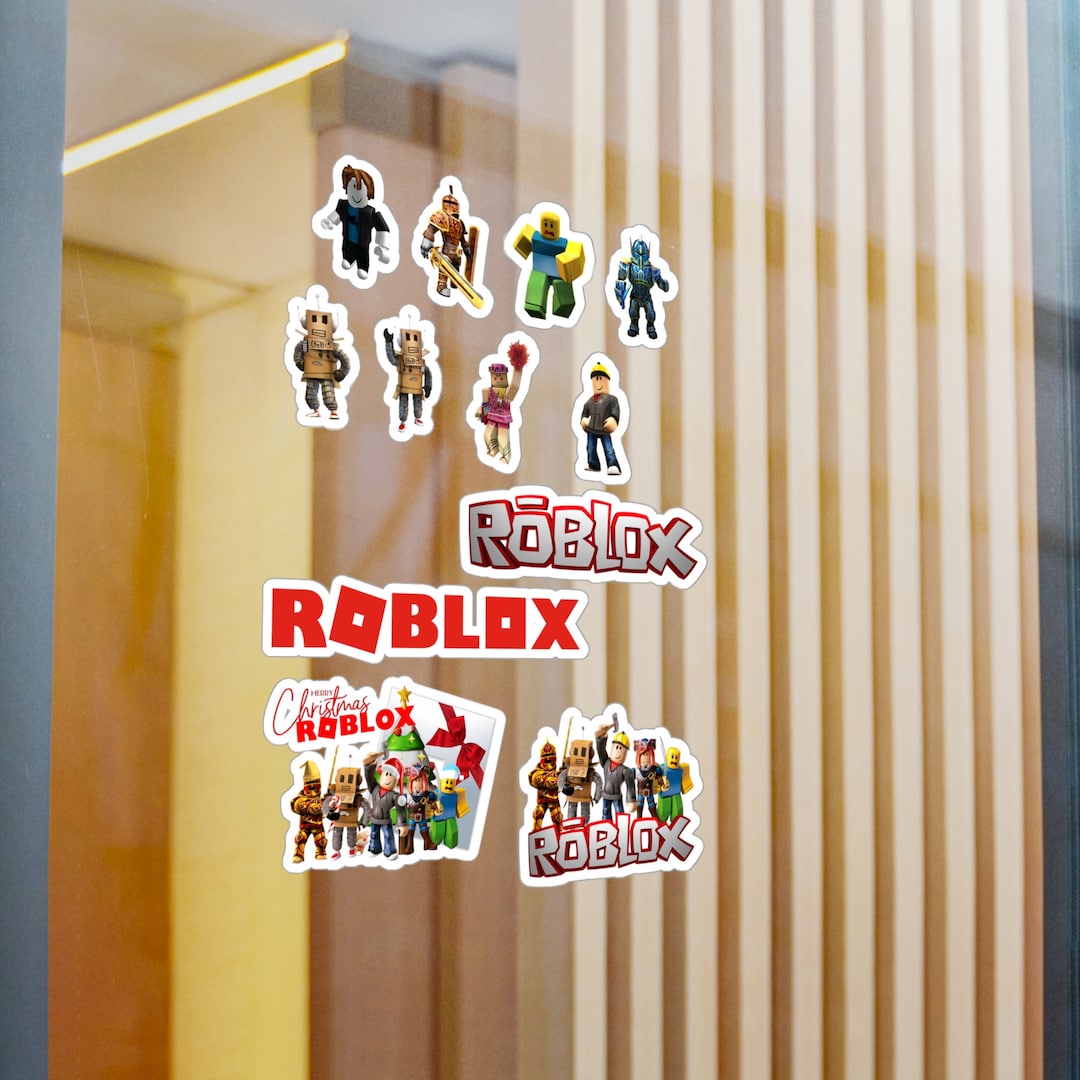 Roblox Sticker Collection 12 Vinyl Stickers With Characters, Water and ...