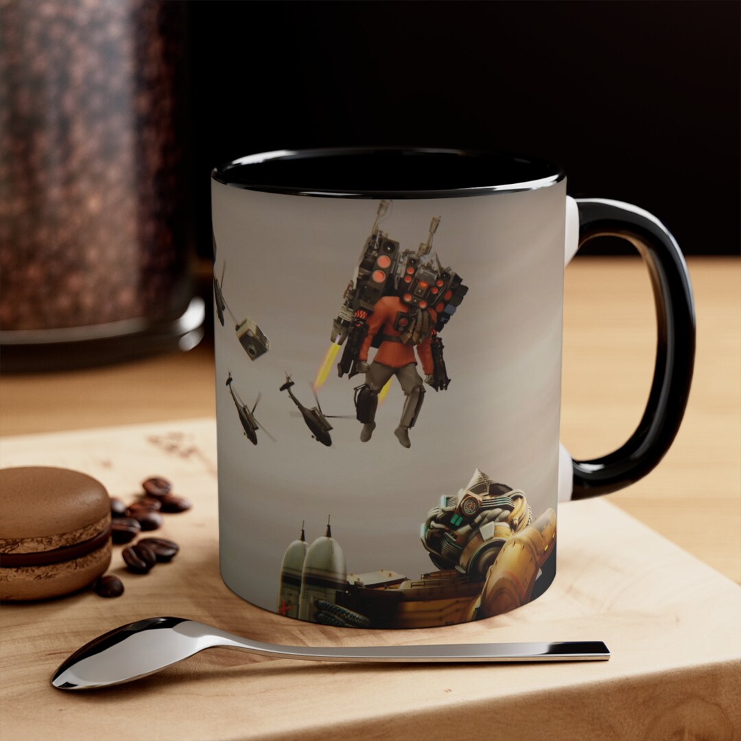 USA Skibidi Toilet Mug Unique 11 Oz Coffee Mug for Fans - Etsy