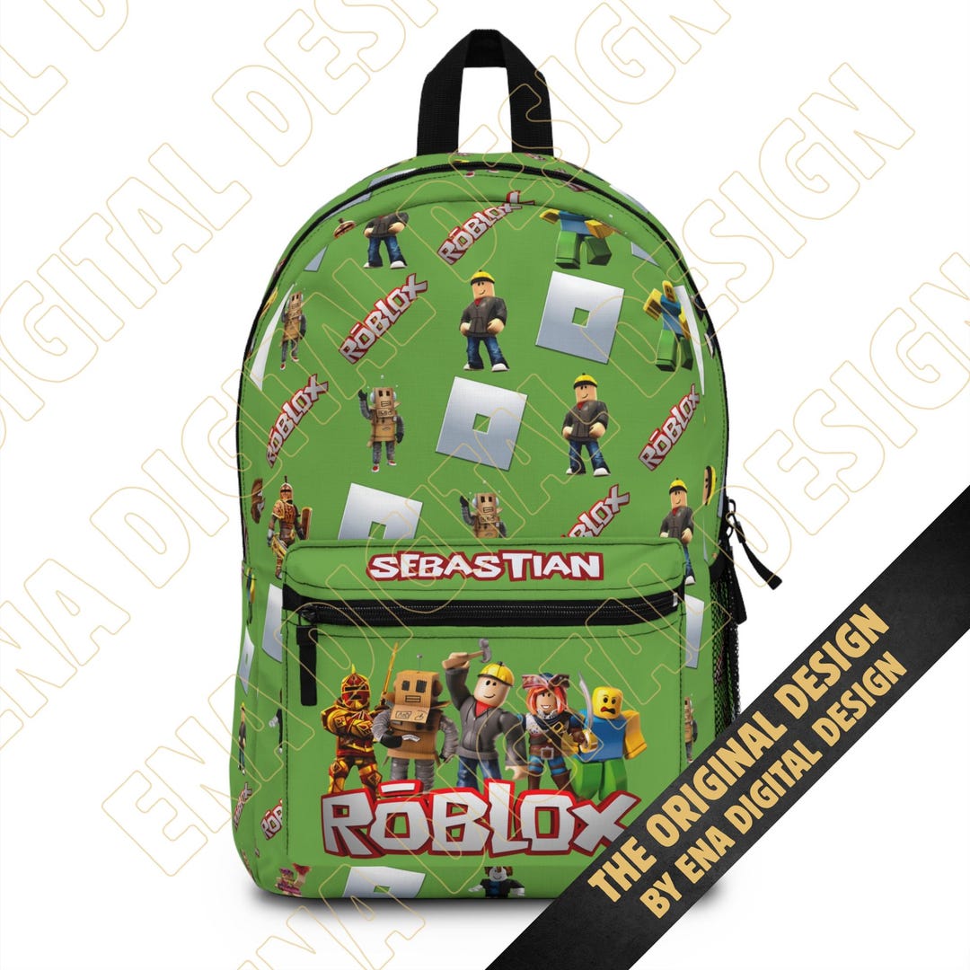 Roblox Backpack With Name - Lightweight & Waterproof School Backpack ...
