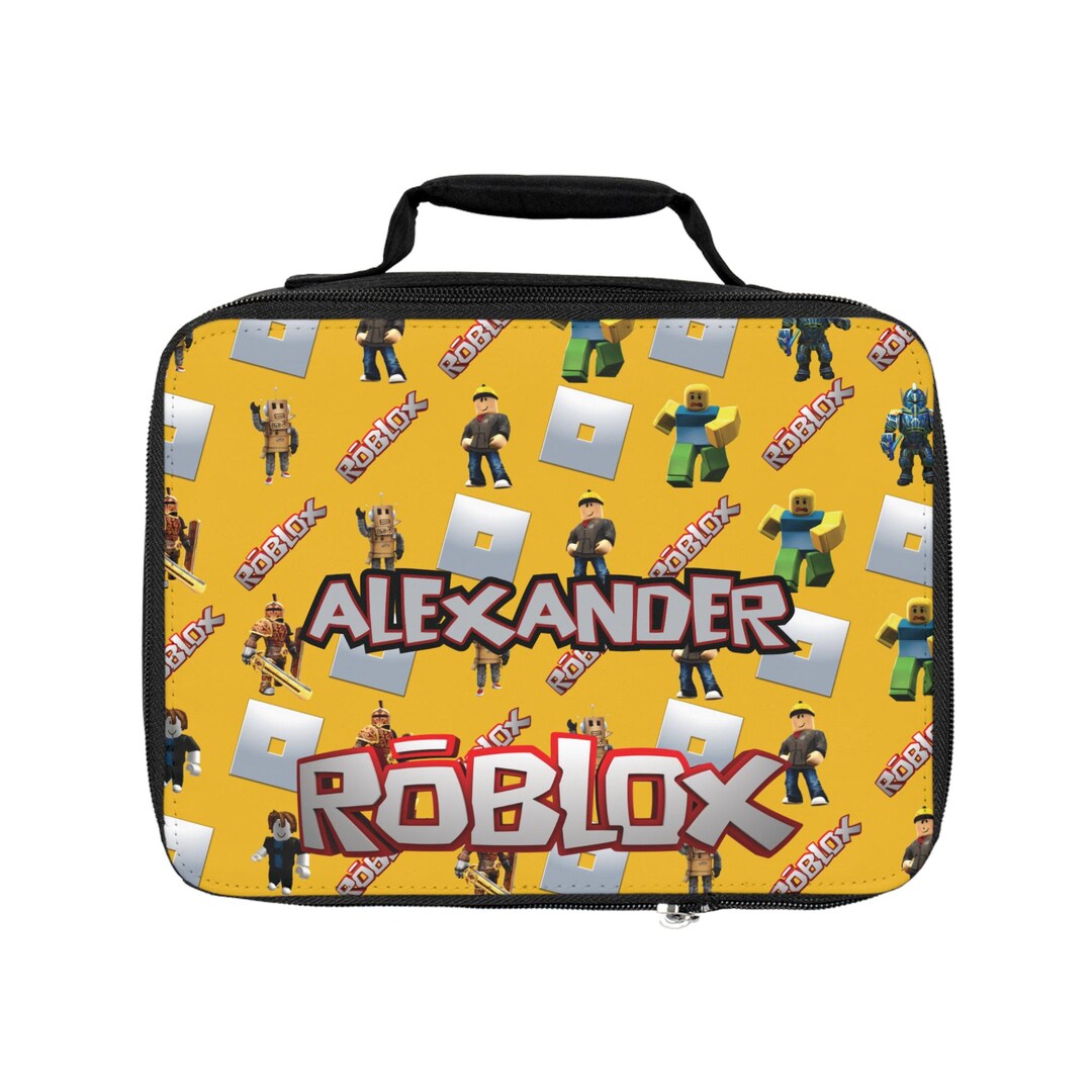 Roblox Lunch Bag With Name - Personalized Lunch Box for Children With ...