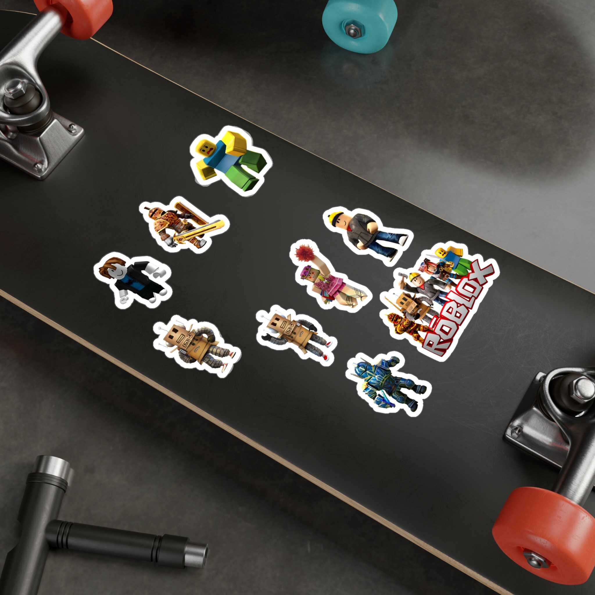 Roblox Vinyl Sticker Collection – 9 Stickers Featuring Bacon Hair and ...
