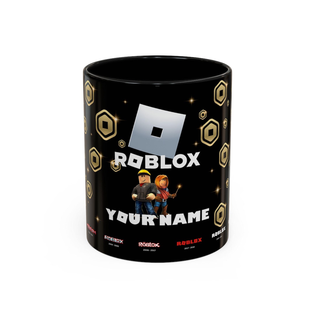 Roblox Mug for Kids Personalized With Name, Robux Design, Microwave ...