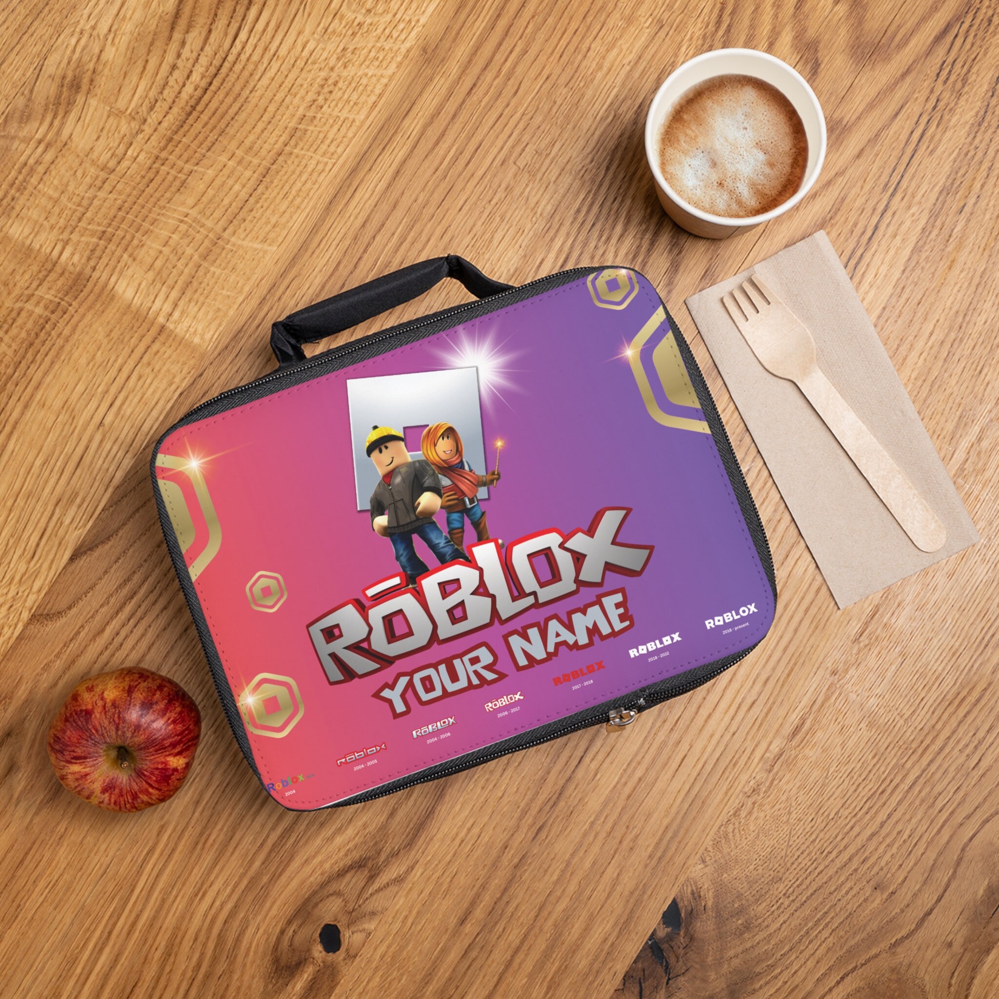 Personalized Roblox Lunch Bag With Name, Perfect Accessory for Roblox ...