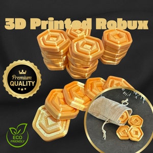 Robux Coins 3D Printed Roblox Collectibles Play Money - Gift ...