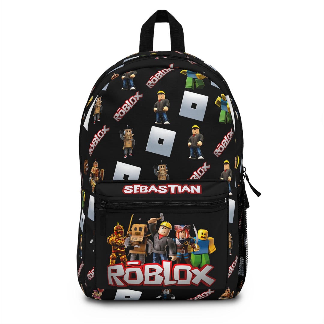 Roblox Backpack Personalized With Your Name | Robust & Waterproof for ...