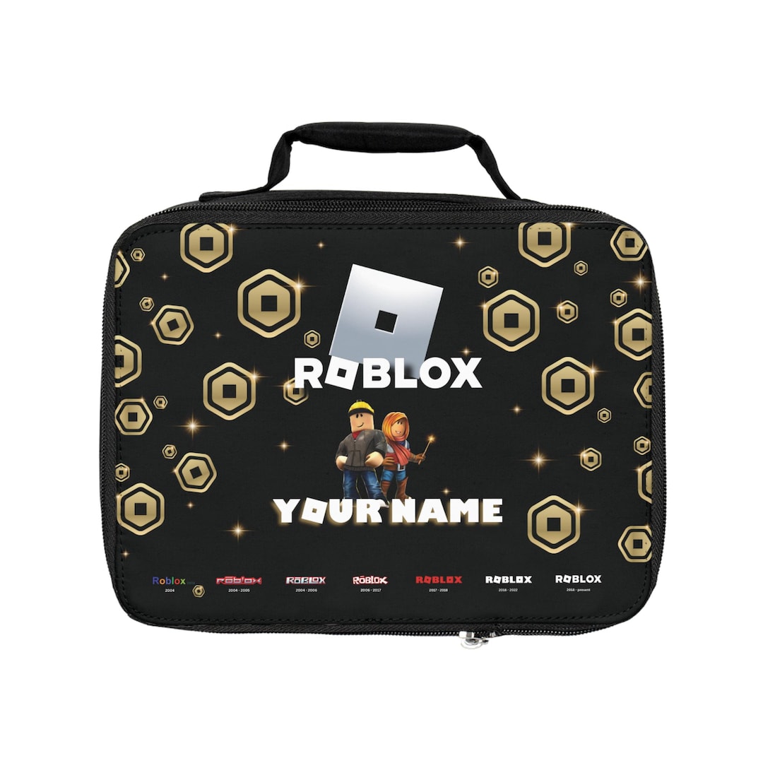 Personalized Roblox Lunch Bag With Name, Perfect Accessory for Roblox ...