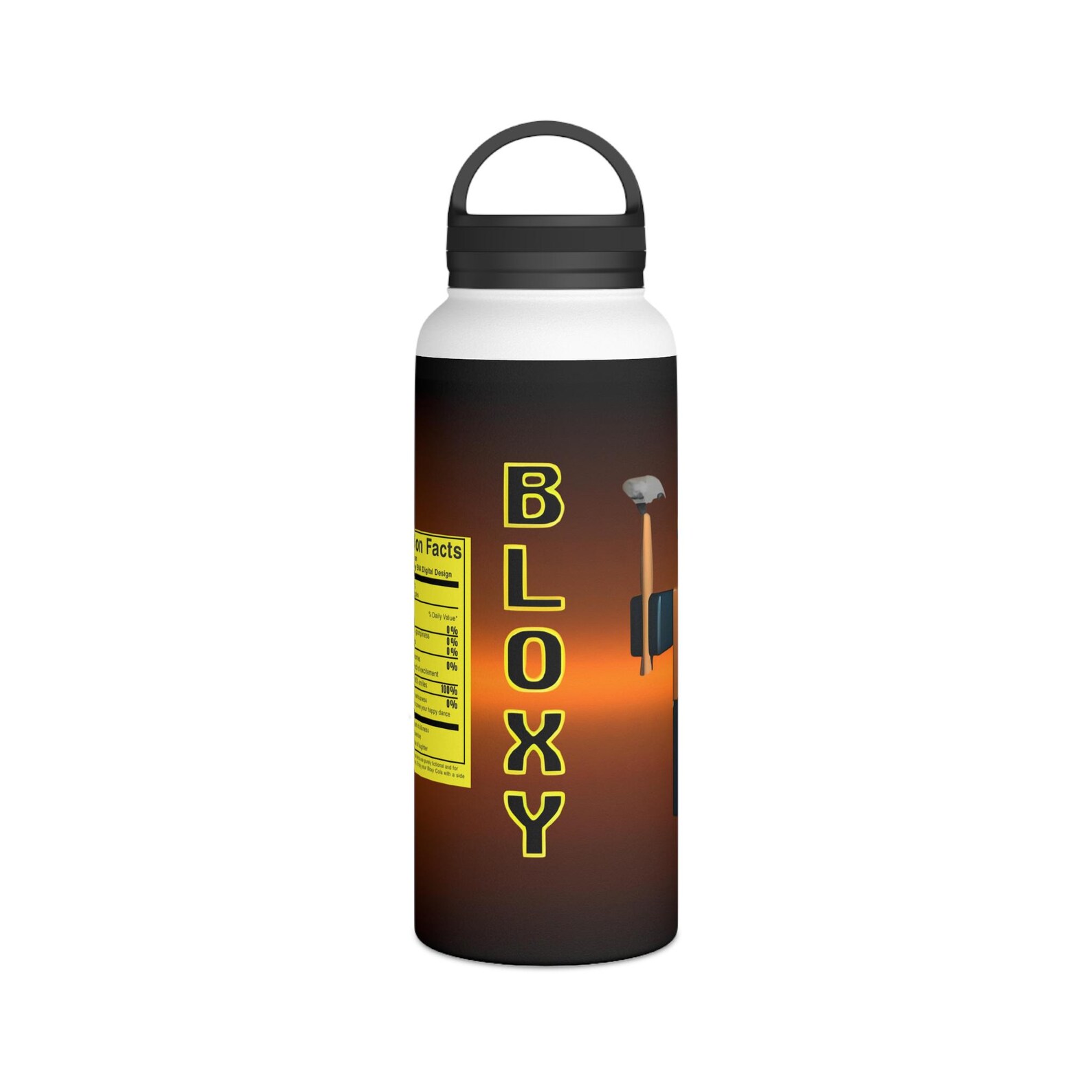 Bloxy Cola Bottle, Stainless Steel, Double-walled Insulated, Bpa-free ...