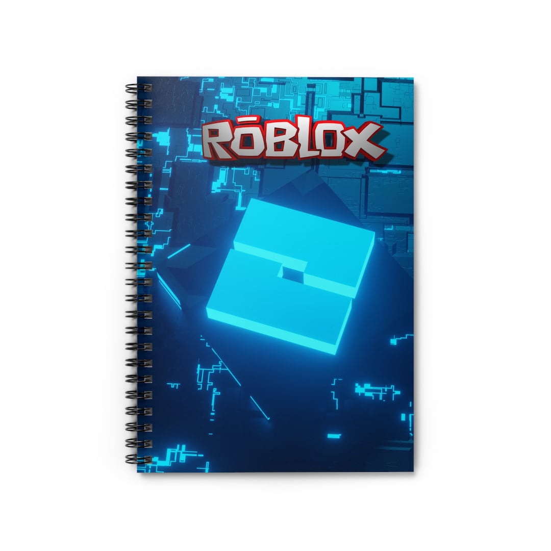 Roblox Back to School Notebook – Lined Spiral Notebook for School ...