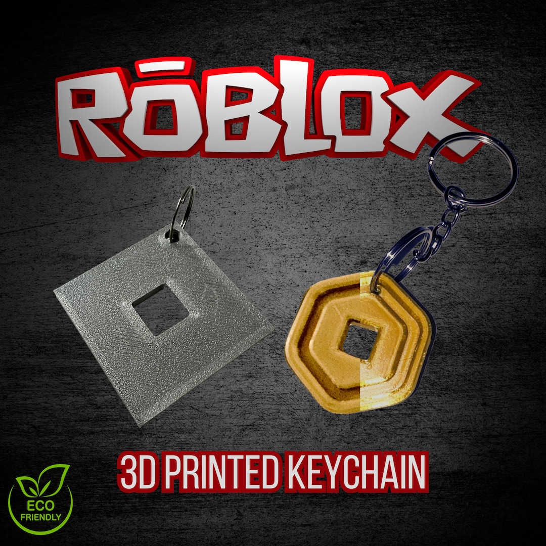 Roblox Robux Logo Keychain for Real Fans, 3D Printed PLA - Etsy UK