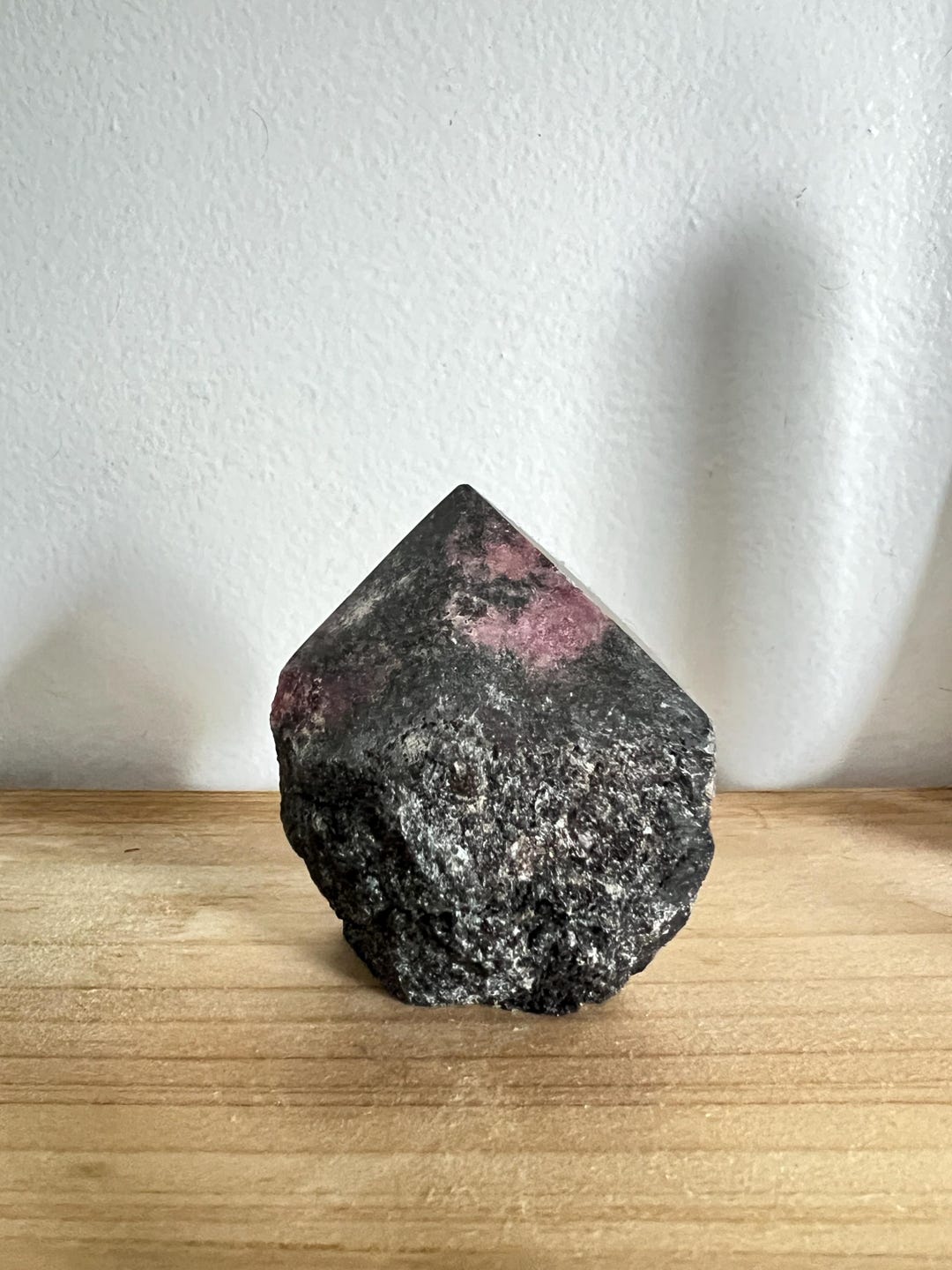 Rhodonite Rough Polished Point - Etsy