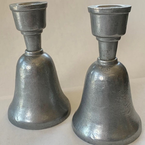 Pewter Bells - Etsy