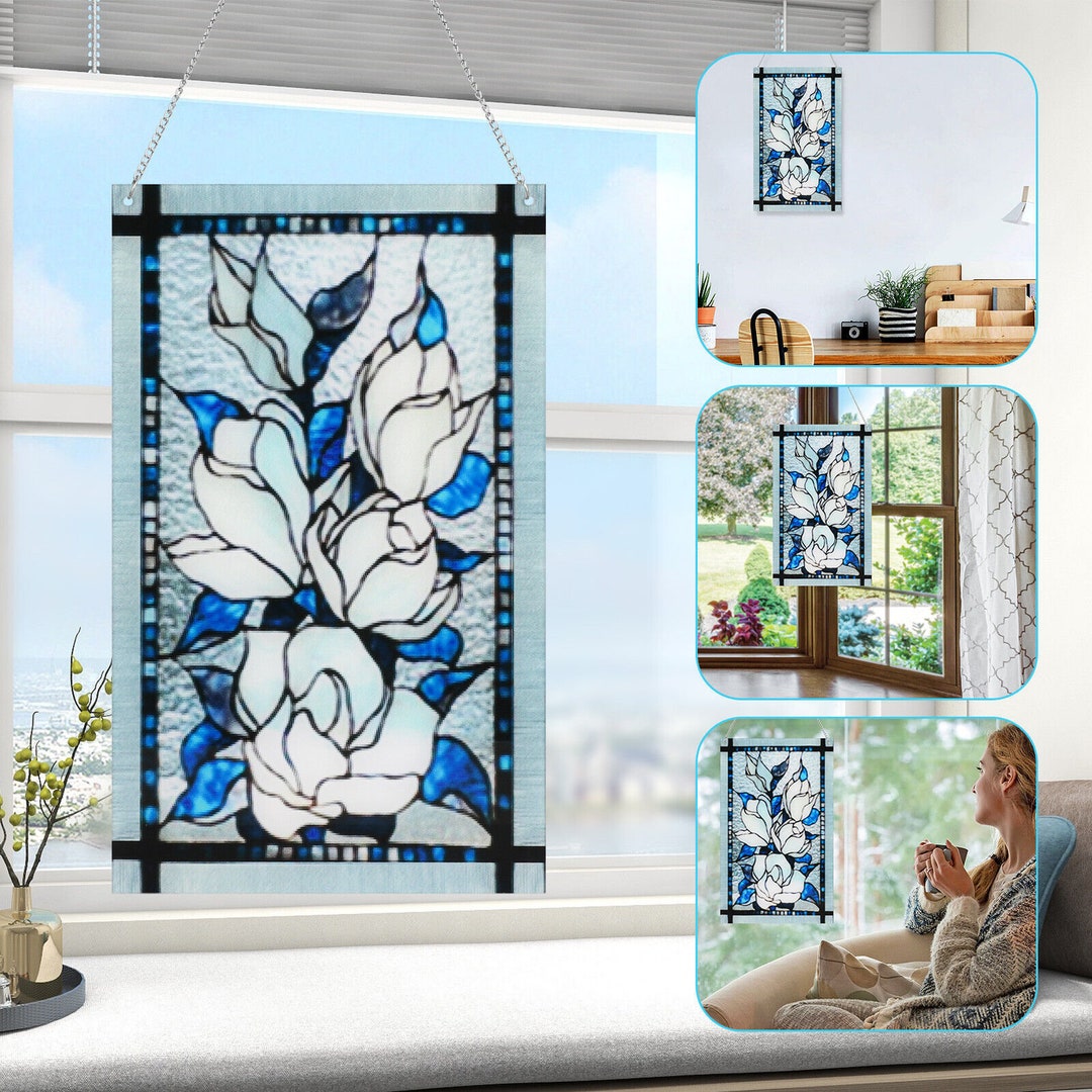 Acrylic Stained Rectangular Panel Glass Window Suncatcher - Etsy