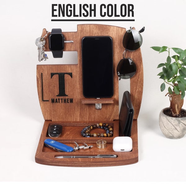 Nightstand Organizer for Men - Etsy