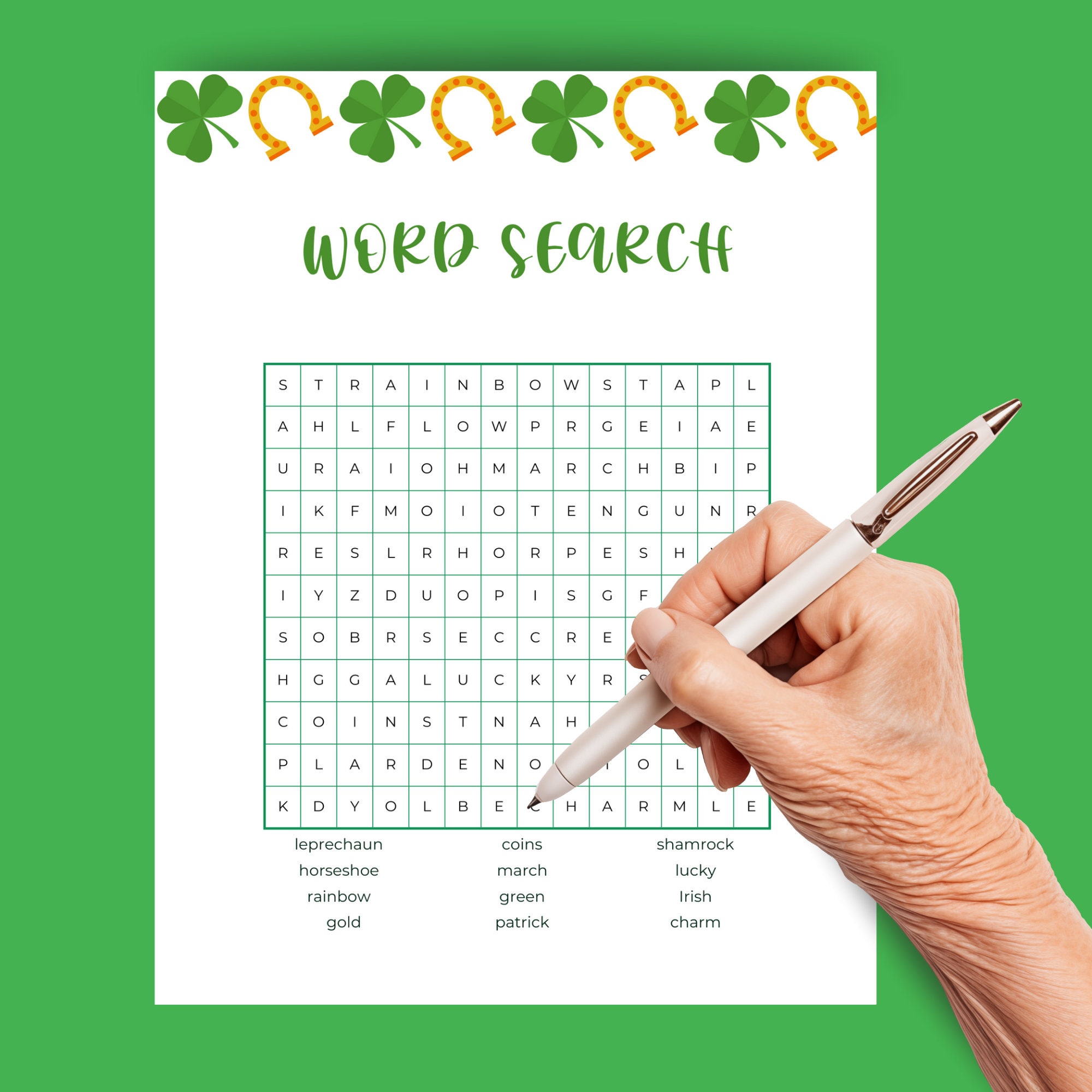 St Patricks Day Game Bundle 24 Saint Patty Family Party Games Kids ...