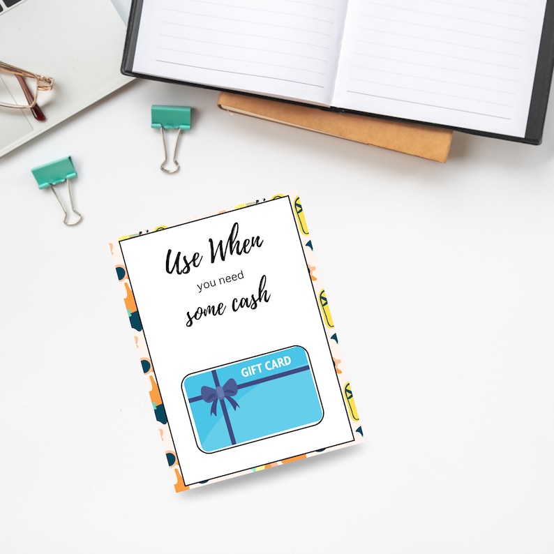 Gift Card Book Canva Template: Graduation, College, Housewarming ...