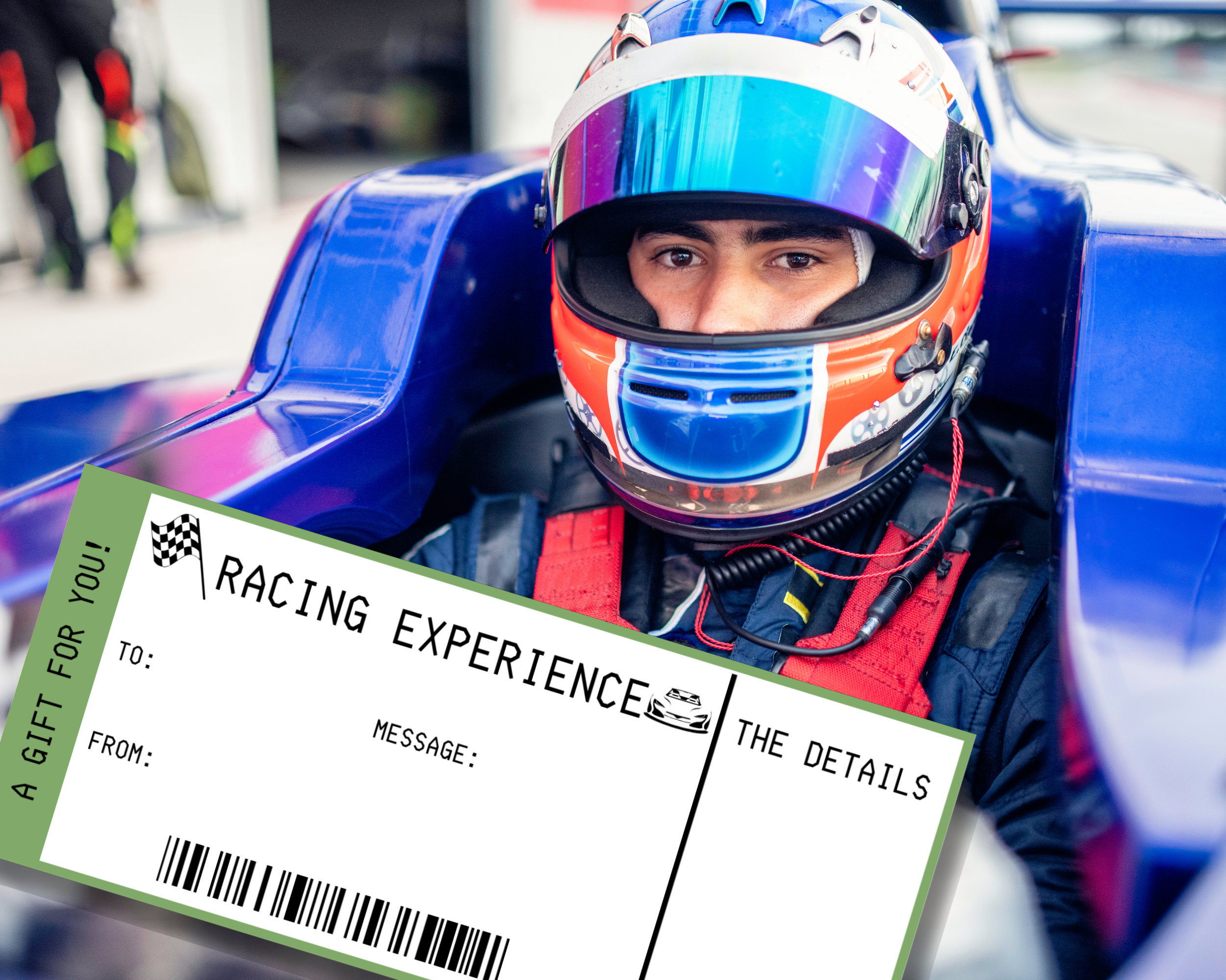 Racetrack Printable Voucher | Racing Experience Gift | Drive Exotic ...